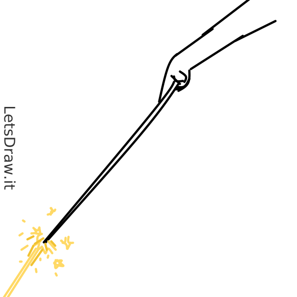 How to draw wand / fz9af35s8.png / LetsDrawIt