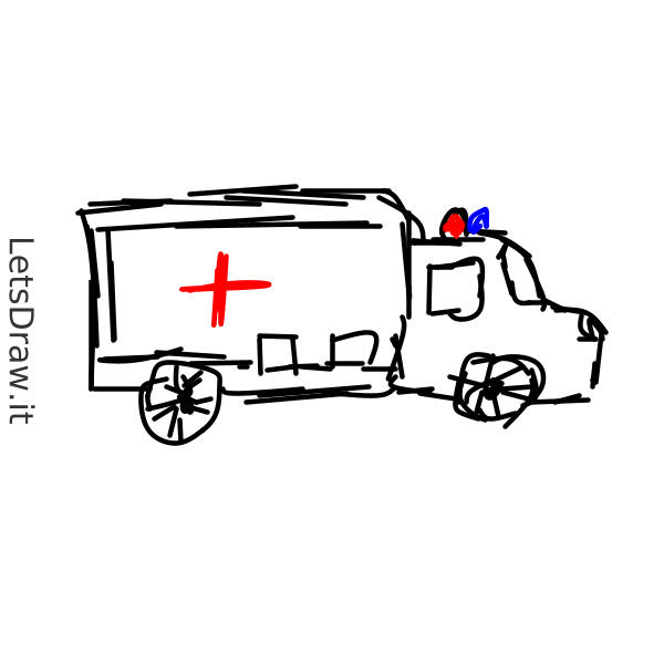 How to draw ambulance / g1tofj9xc.png / LetsDrawIt