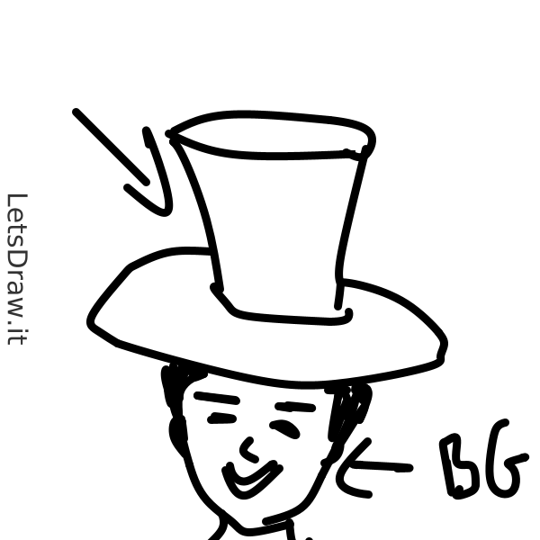 How to draw top hat / g4noek7it.png / LetsDrawIt