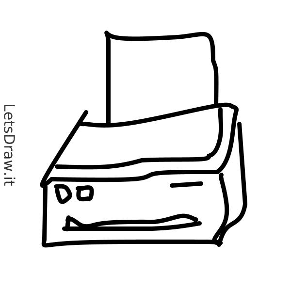 How to draw printer / g5xepcz1p.png / LetsDrawIt