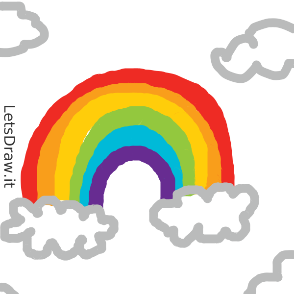 How to draw rainbow / g6nhoyxh5.png / LetsDrawIt