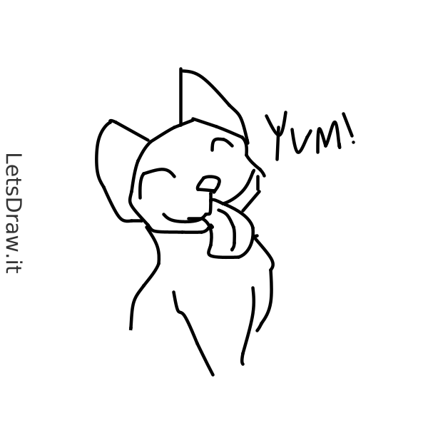 How to draw yummy / g9r3gw6ng.png / LetsDrawIt