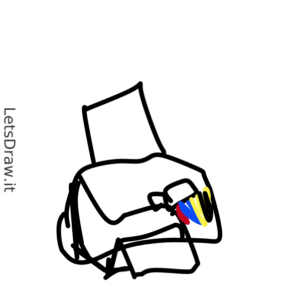 How to draw printer / gc8am1ypa.png / LetsDrawIt