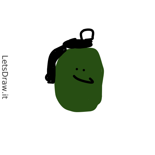 How to draw Grenade / gcaa8enb1.png / LetsDrawIt