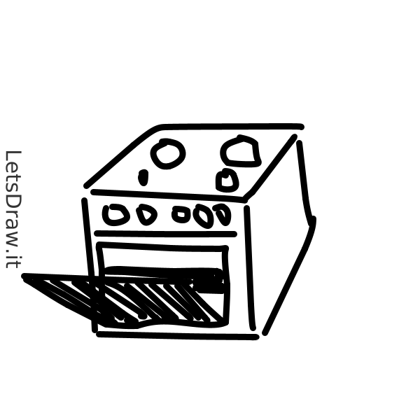 How to draw oven / ged4kpb1n.png / LetsDrawIt