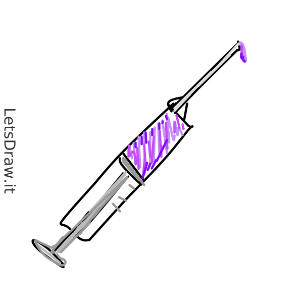How to draw Syringe / gemfcp11t.png / LetsDrawIt