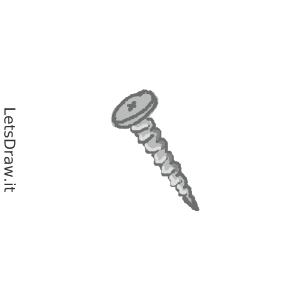 How to draw screw / gfm4x6fgp.png / LetsDrawIt