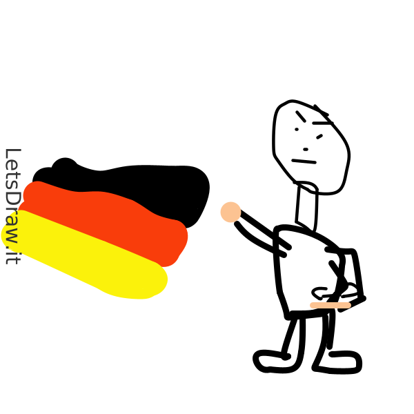 How to draw Germany / ggf9cxowf.png / LetsDrawIt