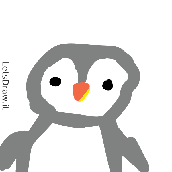 How to draw penguin / ggrqnjb98.png / LetsDrawIt