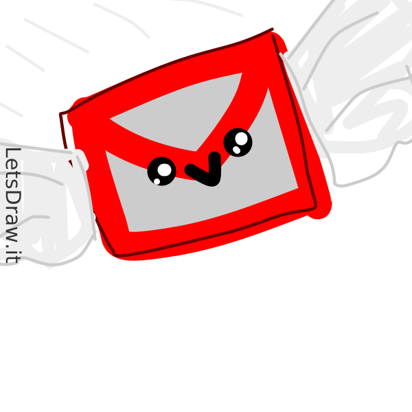 How to draw Gmail / LetsDrawIt