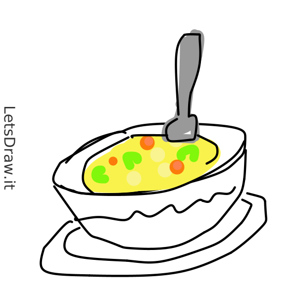 How to draw chicken soup / ghsopu9t7.png / LetsDrawIt