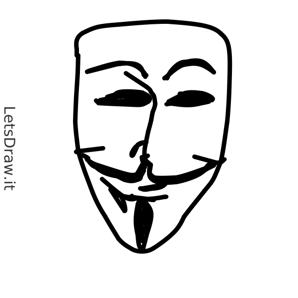 How to draw anonymous mask / gjh9k19mu.png / LetsDrawIt
