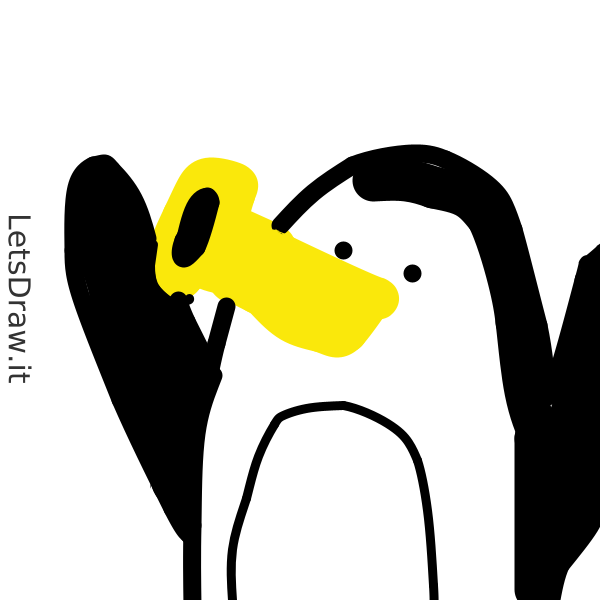 How to draw penguin / gjisnmxqc.png / LetsDrawIt