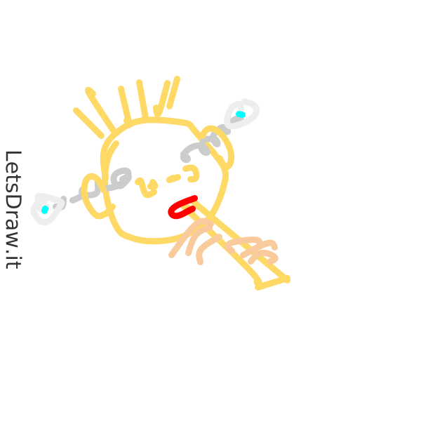 How to draw flute / gjniek6yq.png / LetsDrawIt