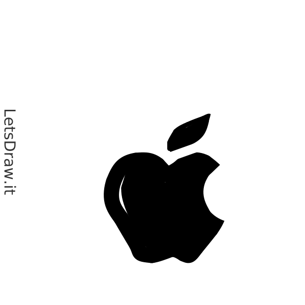 How to draw Apple logo / gjocm3jxq.png / LetsDrawIt