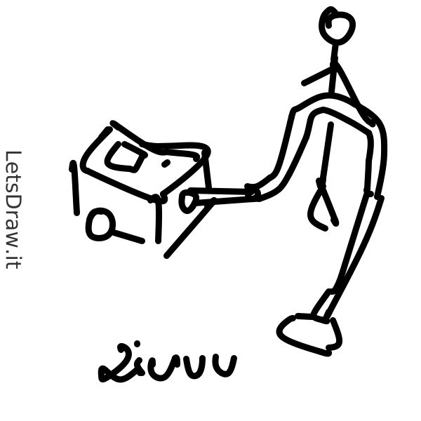 How to draw vacuum cleaner / gmrhcycbx.png / LetsDrawIt
