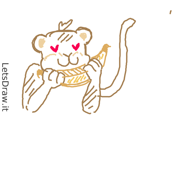 How to draw banana / gp34q684z.png / LetsDrawIt
