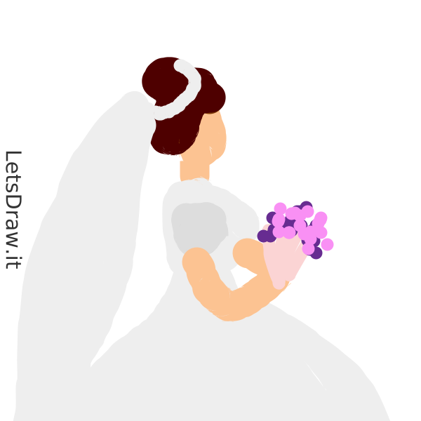 How to draw bride / gp3jtpmfd.png / LetsDrawIt