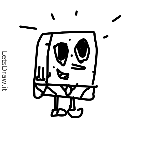 How to draw sponge / gqbp819t1.png / LetsDrawIt