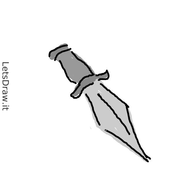 How to draw dagger / gqx8oenwr.png / LetsDrawIt
