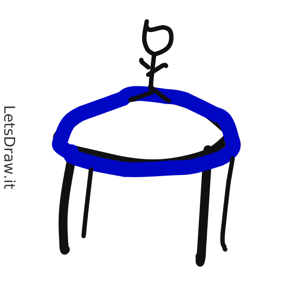 How to draw trampoline / gs6he5aot.png / LetsDrawIt