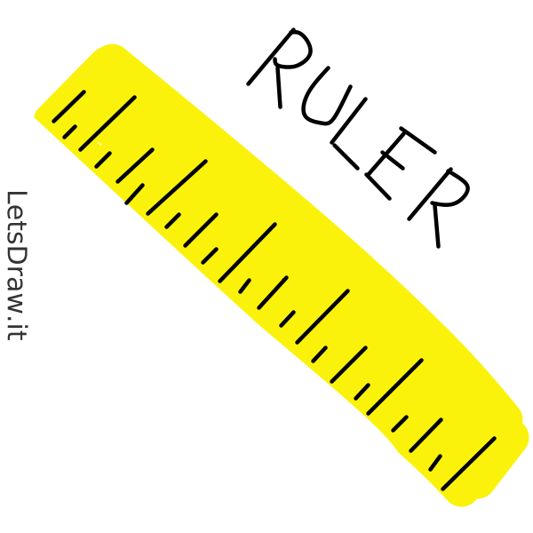 How to draw ruler / gtgjpp9fe.png / LetsDrawIt
