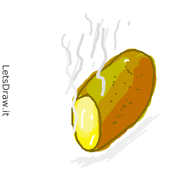 How to draw baked potato / gtgktsizc.png / LetsDrawIt