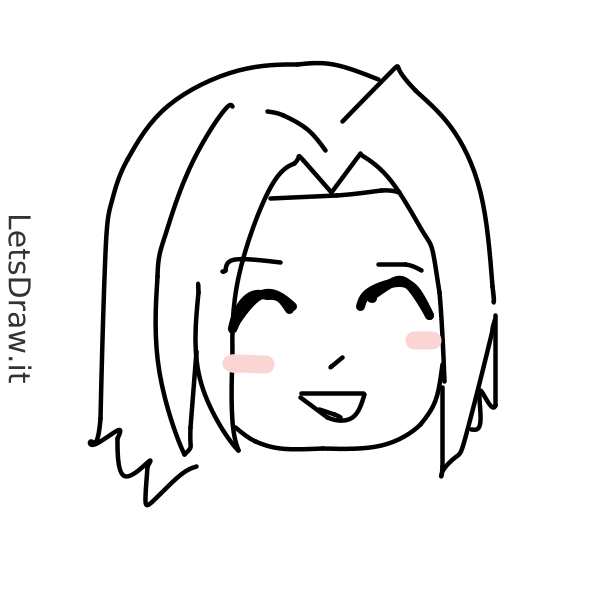 How to draw Sakura / gu5ikkzy4.png / LetsDrawIt