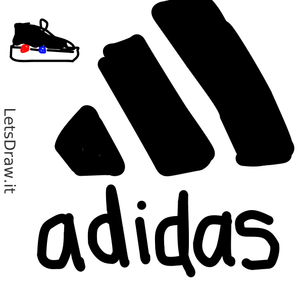 How to draw Adidas / gz8xm7b69.png / LetsDrawIt