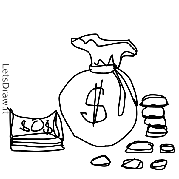 How to draw money / h15gx1hr.png / LetsDrawIt