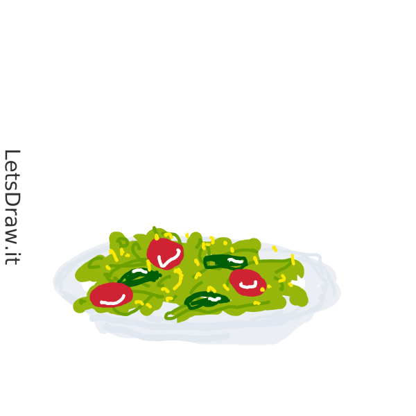How to draw salad / h1eogq6bh.png / LetsDrawIt