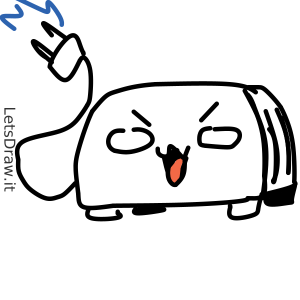 How to draw Toaster / h1qgdewgq.png / LetsDrawIt