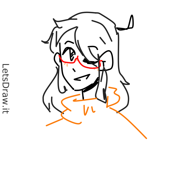 How to draw myself / h363my1d9.png / LetsDrawIt