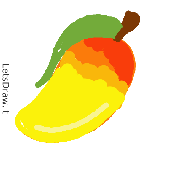How to draw mango / h3ddtoh9s.png / LetsDrawIt