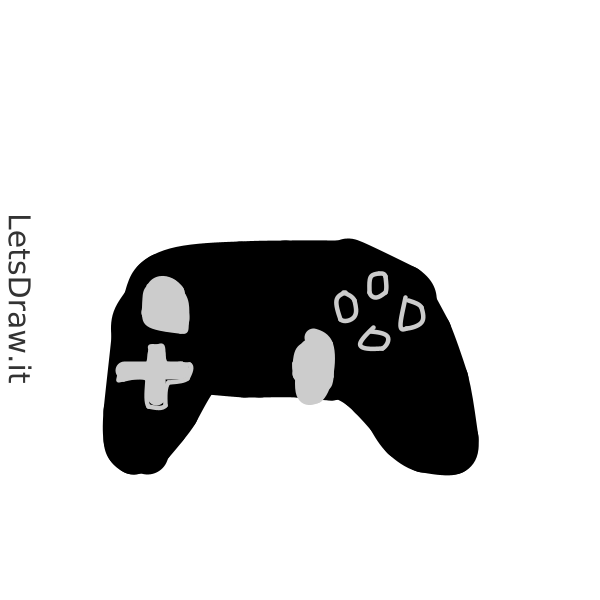 How to draw video game / h3pgcx1jj.png / LetsDrawIt