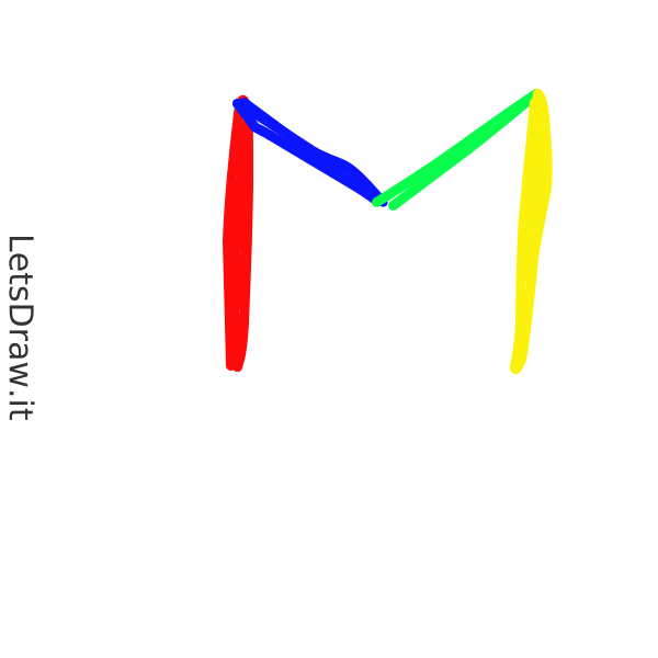 How to draw Gmail / h7ukm9d9s.png / LetsDrawIt