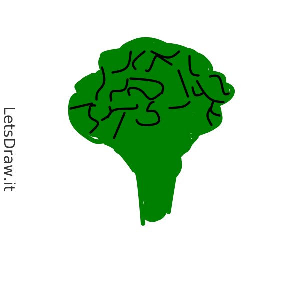 How to draw broccoli / h8afrb97d.png / LetsDrawIt