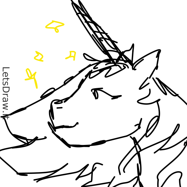 How to draw unicorn / h9uxnrfjx.png / LetsDrawIt
