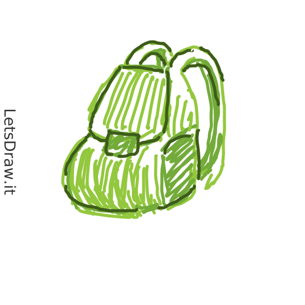 How to draw backpack / ha3fxicft.png / LetsDrawIt