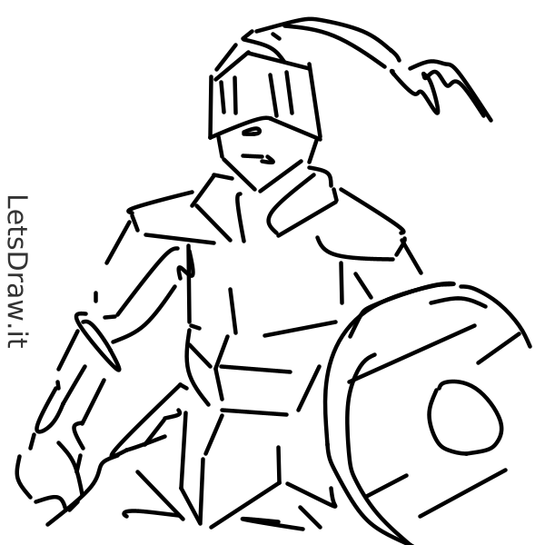 How to draw warrior / hah4pkirs.png / LetsDrawIt