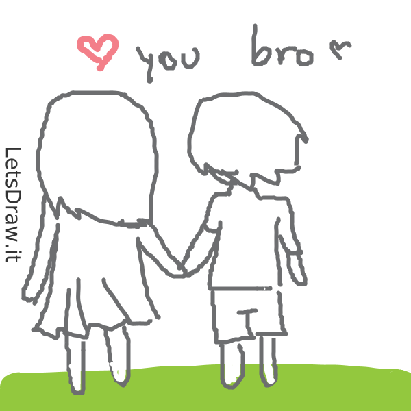 How to draw brother / harsqbtce.png / LetsDrawIt