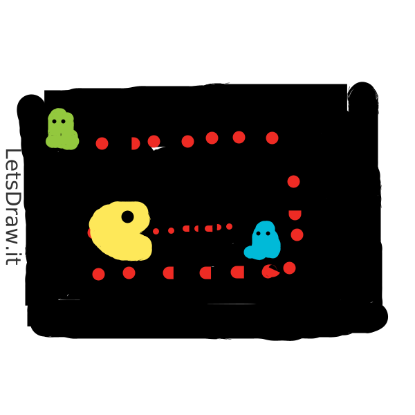How to draw pacman / hax5tadzh.png / LetsDrawIt