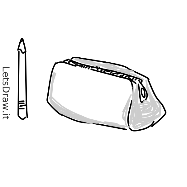 How to draw pencil box / hbm98rnxm.png / LetsDrawIt