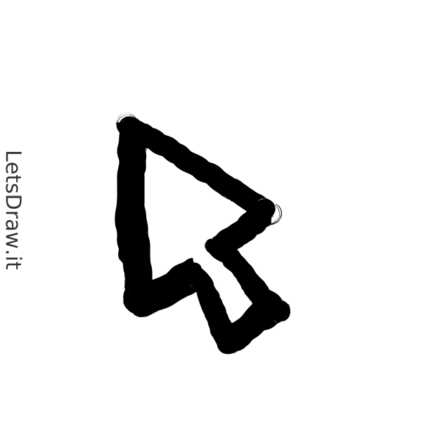 How to draw Cursor / hc5dom8wn.png / LetsDrawIt