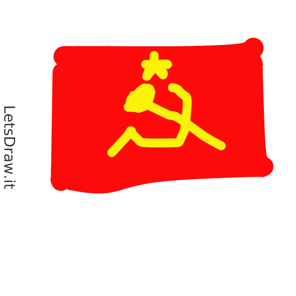 How to draw Soviet Union / hcahm956z.png / LetsDrawIt