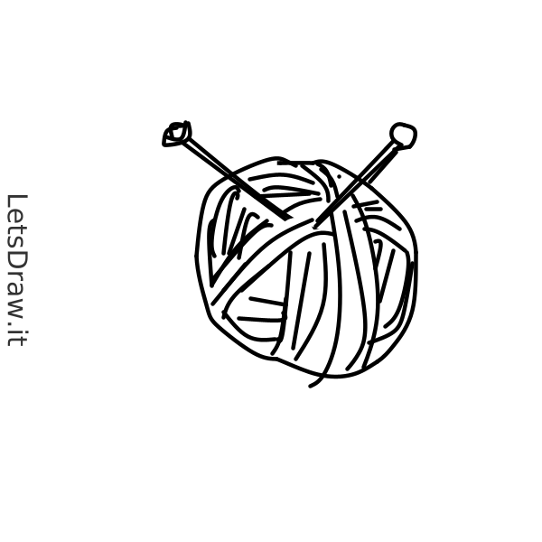 How to draw needles / hchukaxw.png / LetsDrawIt