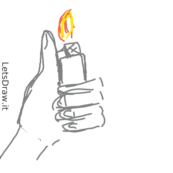 How to draw lighter / hcspok9bs.png / LetsDrawIt