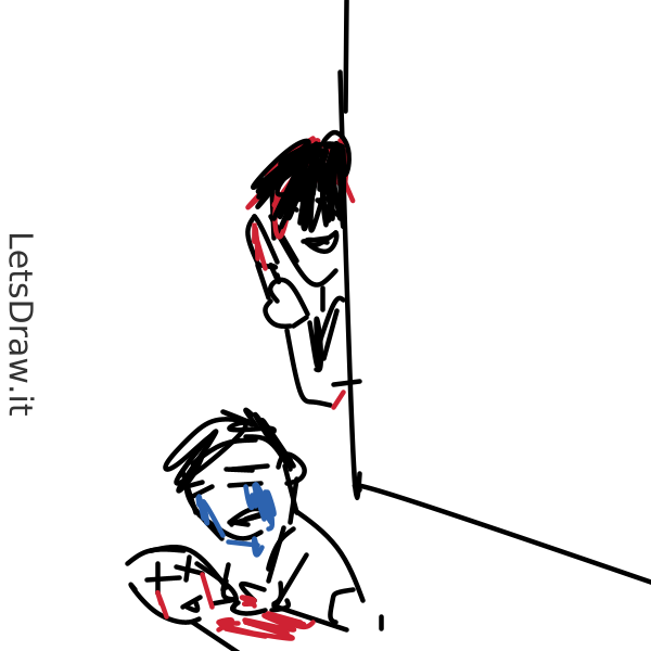 How to draw murder / hdrgudrx.png / LetsDrawIt