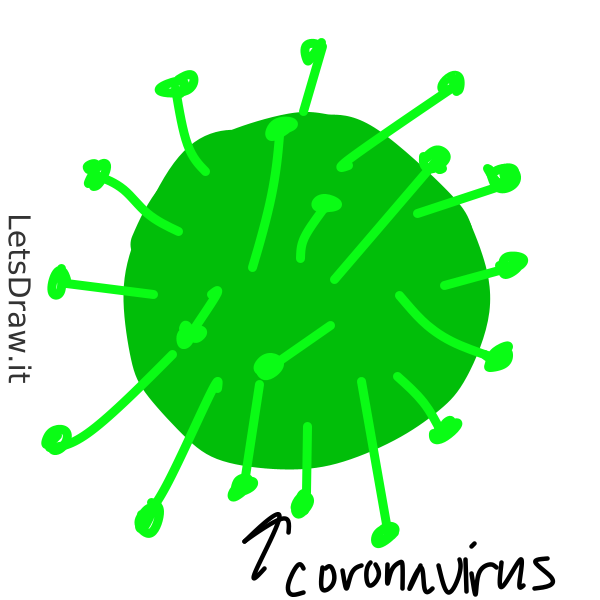 How to draw virus / he8jppckp.png / LetsDrawIt