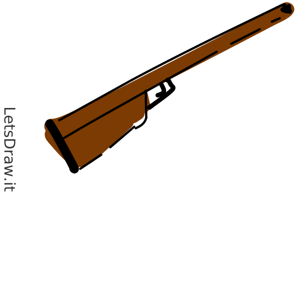 How to draw rifle / hf1dm98kw.png / LetsDrawIt